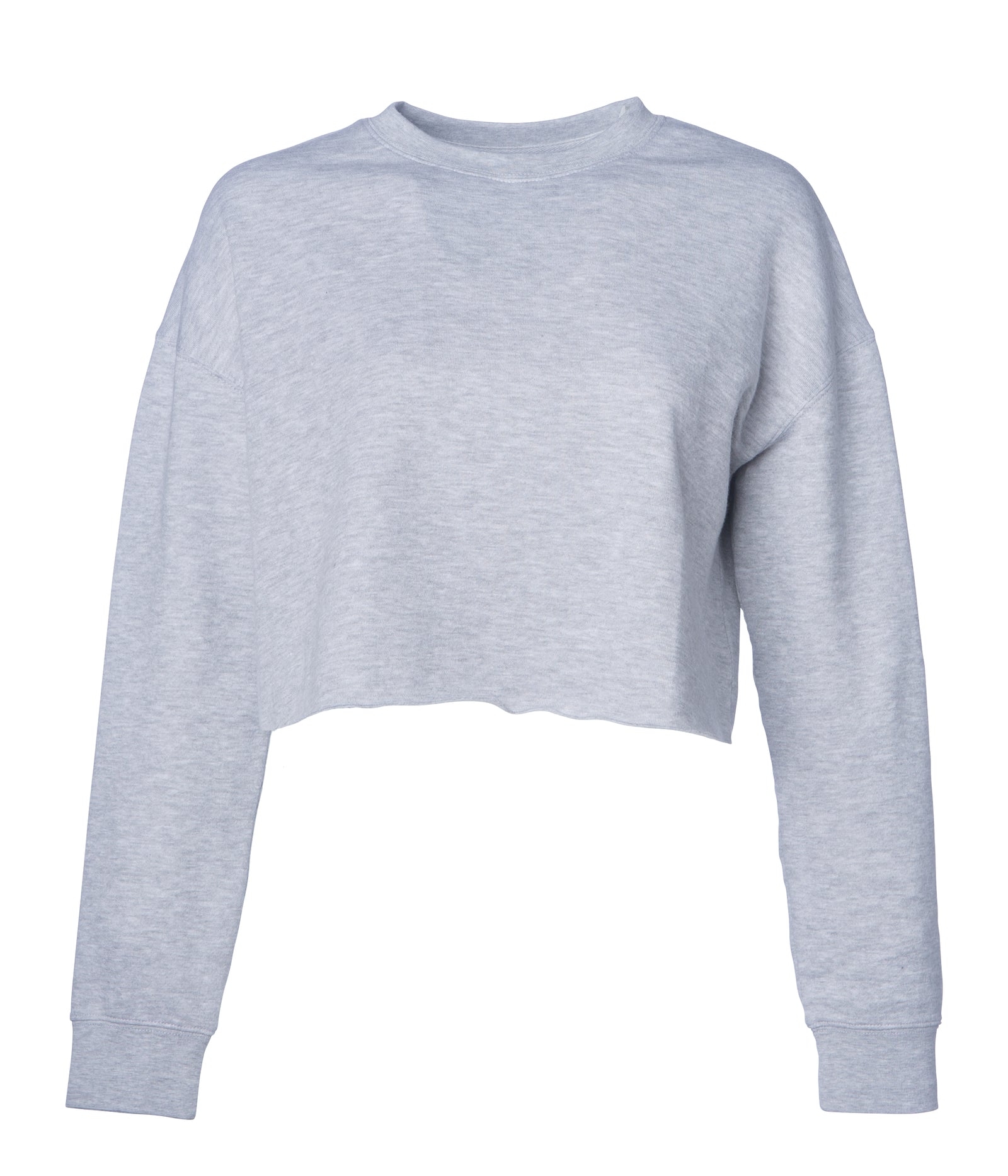 Women's Lightweight Crop Crew Neck Sweatshirt | Independent Trading Co ...